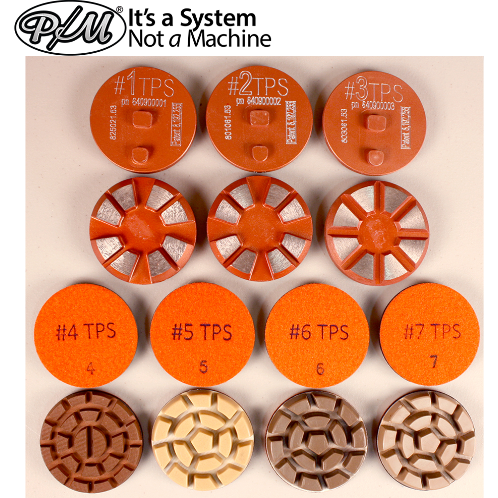 TPS Diamond System - Terrazzo Polishing - Wet Process