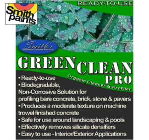 Smith’s Green Clean Pro – Biodegradable Concrete Cleaner & Profiler ...